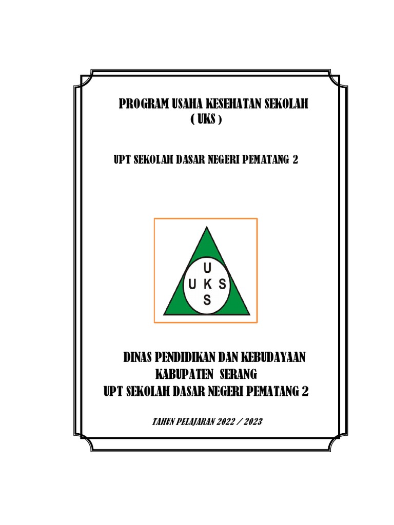 Program UKS UPT SDN Pematang 2 PDF | PDF