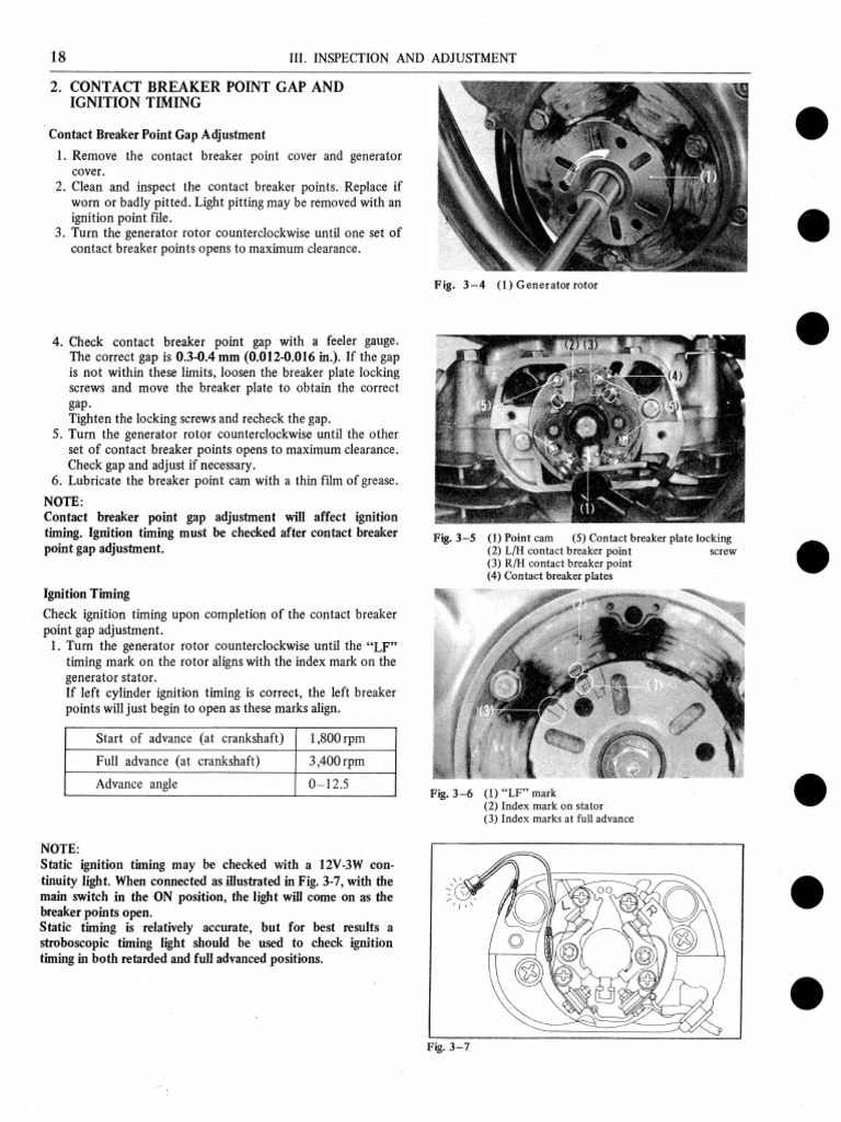 CB360 Ignition Timing | PDF
