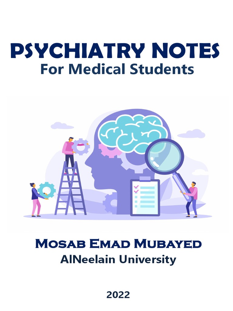 Psychiatry Notes for Medical Students | PDF | Psychotherapy | Id