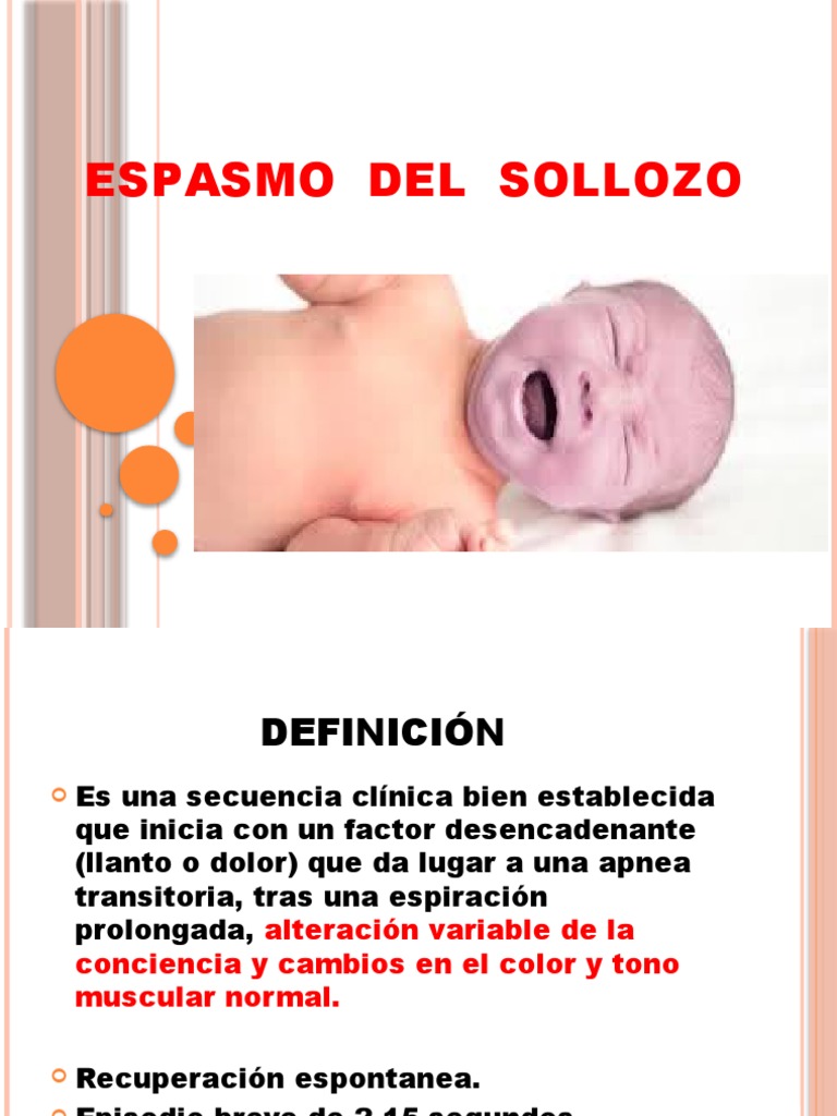 10 Espasmo Del Sollozo | PDF | Apnea | Enfermedades y trastornos