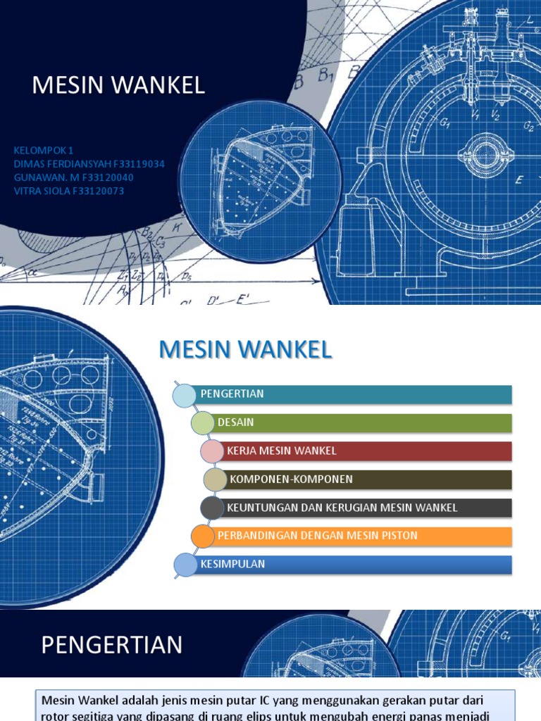 Mesin Wankel: Kelompok 1 Dimas Ferdiansyah F33119034 GUNAWAN. M ...
