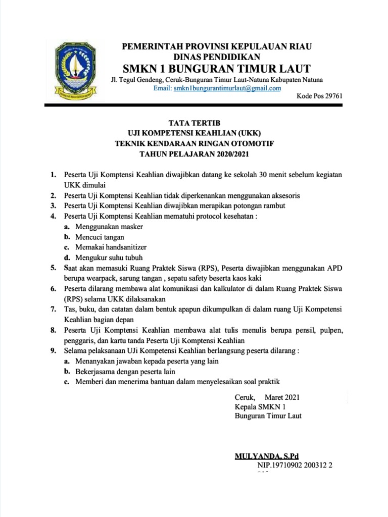 PDF Tata Tertib Ukk 2021 - Compress | PDF