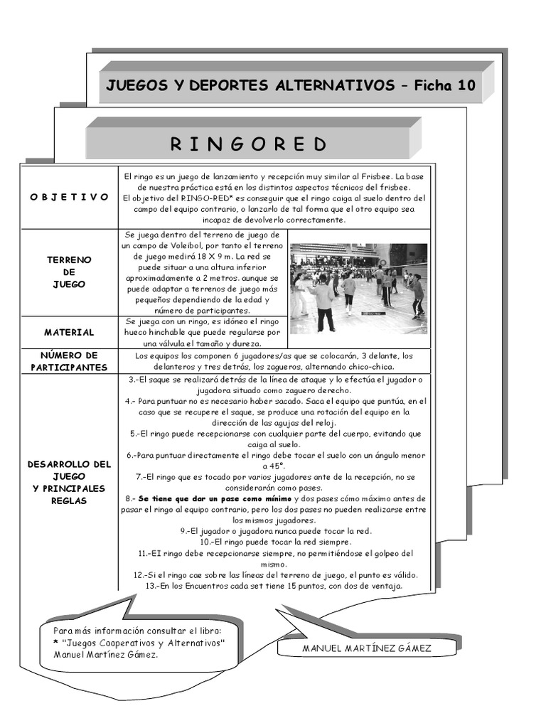 Reglas y Objetivo del Ringo Sport | PDF | Deportes