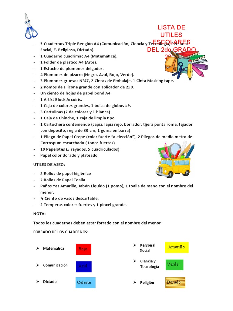 Utiles Escolares | PDF
