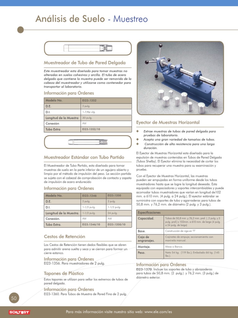 12 Eyector de Muestras Horizontal PDF | PDF | Bienes manufacturados