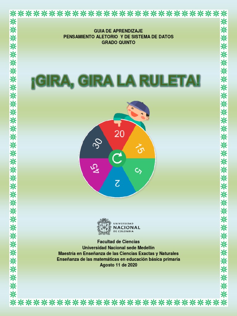 Grupo7 - Guia4 - PensamientoAleatorio | PDF | Probabilidad | Ruleta