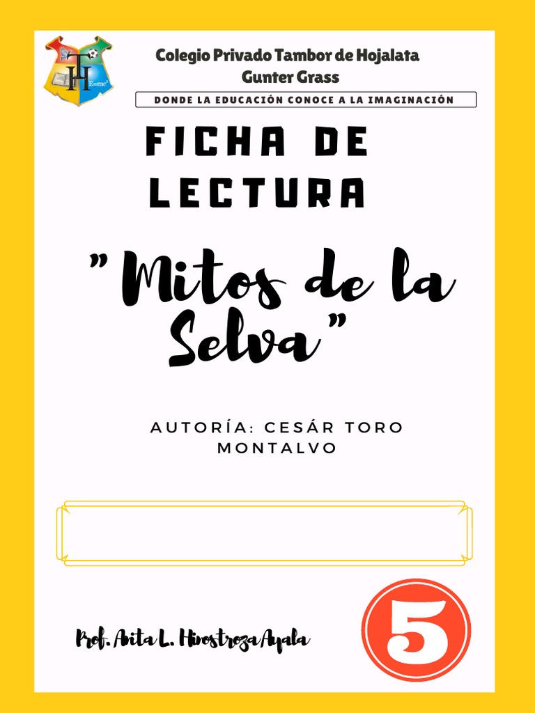 Ficha de Lectura-Mitos y Leyendas | PDF