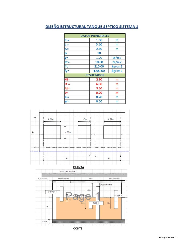 7.02.05.-Diseño-Estructural-Tanque-Septico 01-02 | PDF | Ingeniero civil