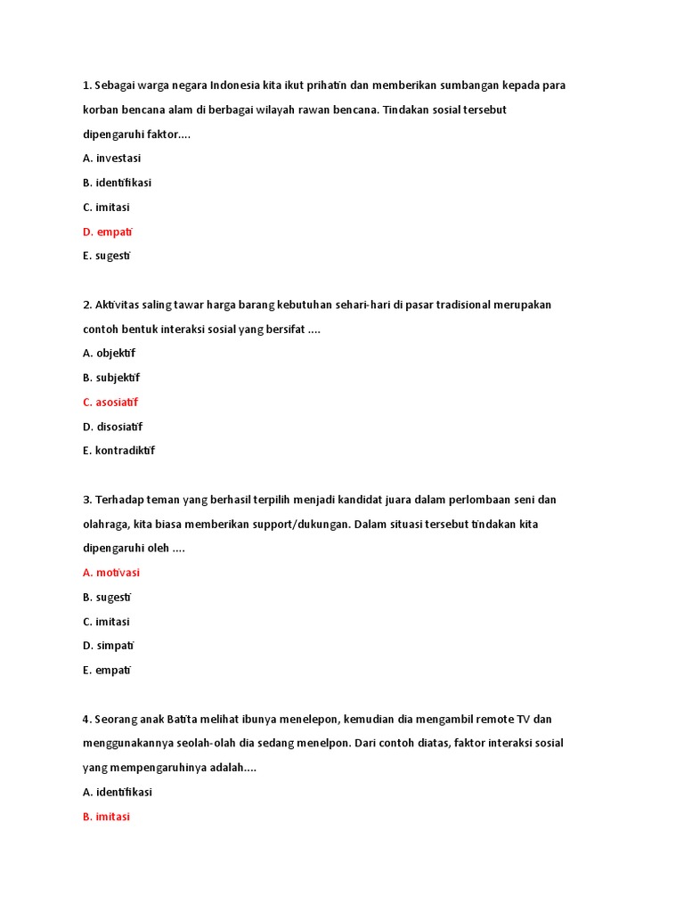 Usp 3 Sosiologi | PDF