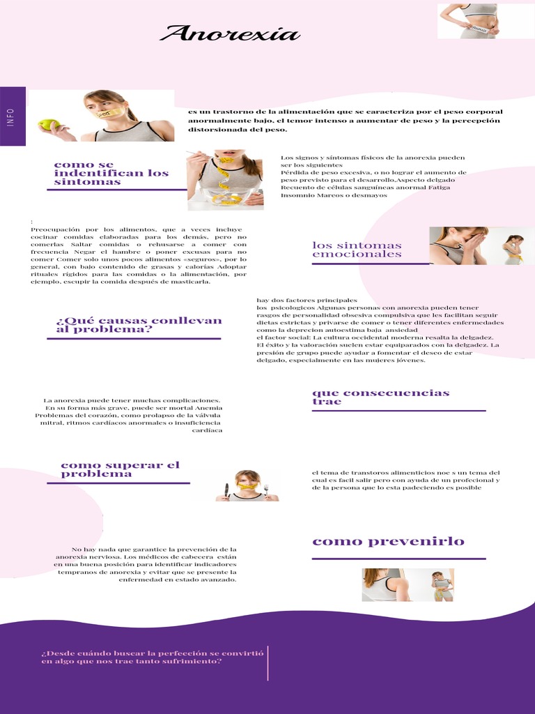 Los sintomas fisicos y psicologicos de la anorexia nerviosa | PDF ...