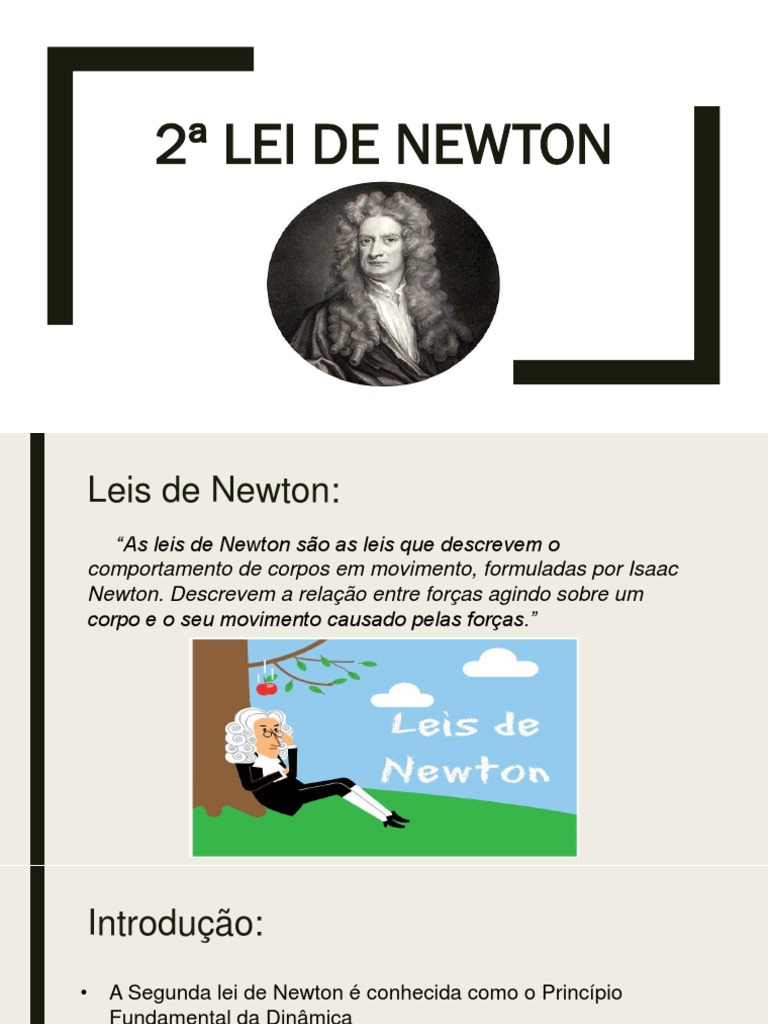 Segunda Lei de Newton: Princípios e Cálculos | PDF