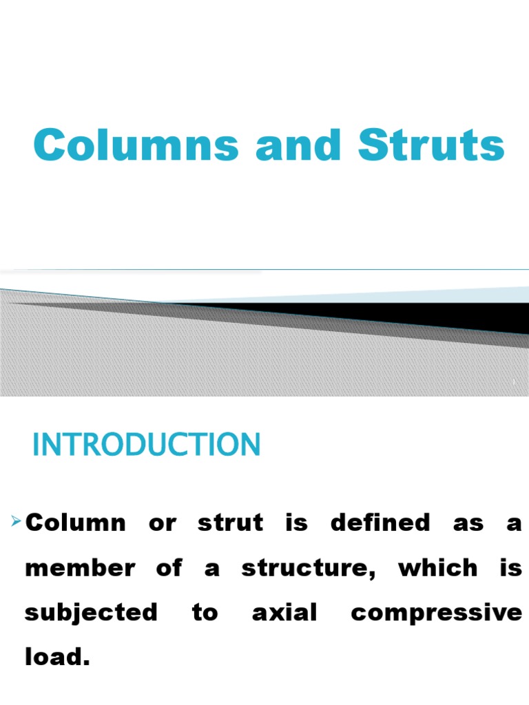 Columns and Struts Modified | PDF | Buckling | Bending