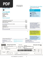 Thames Water Bill Overview 2021 | PDF | Water Supply | Credit Bureau
