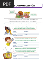 Prueba Elementos de La Comunicacion | PDF