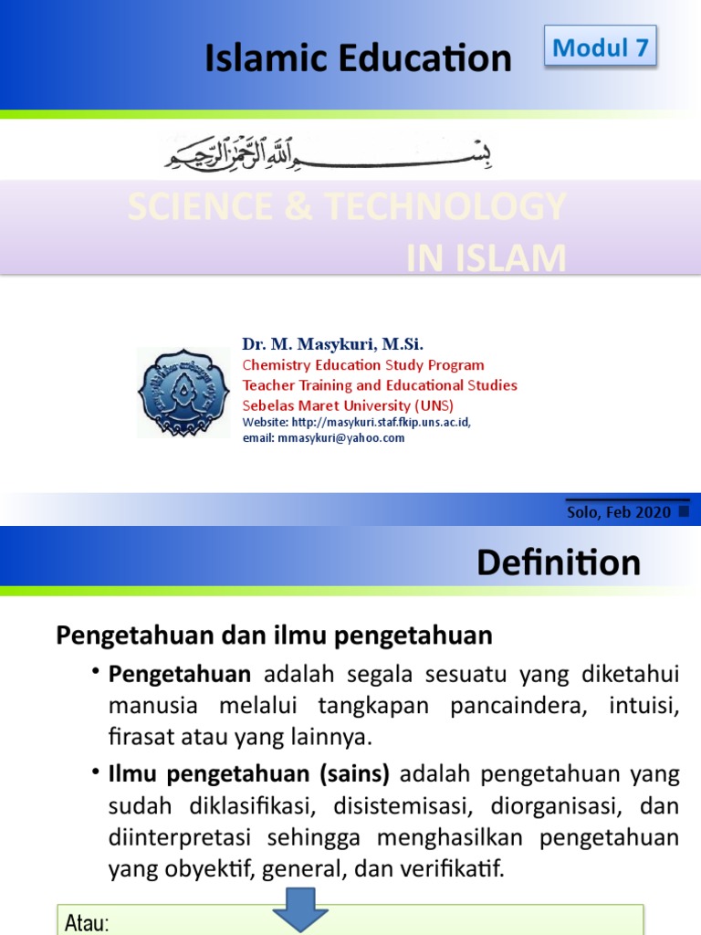 10 - Science in Islam | PDF