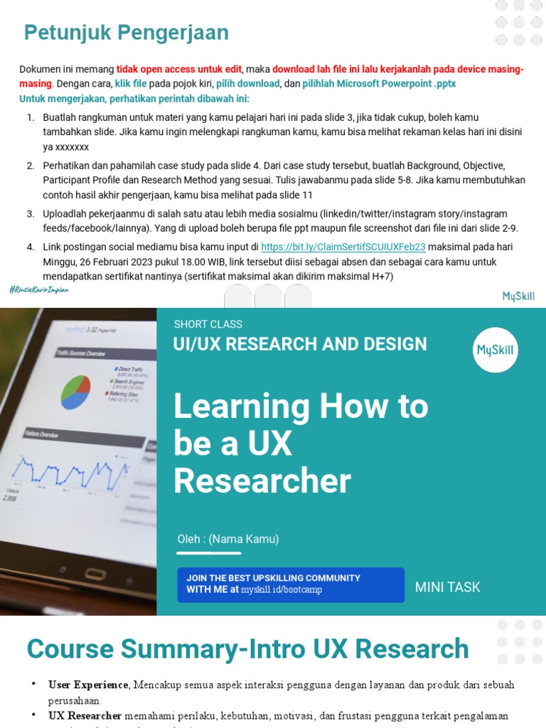 Case Study Research To Insight UI UX Februari | PDF