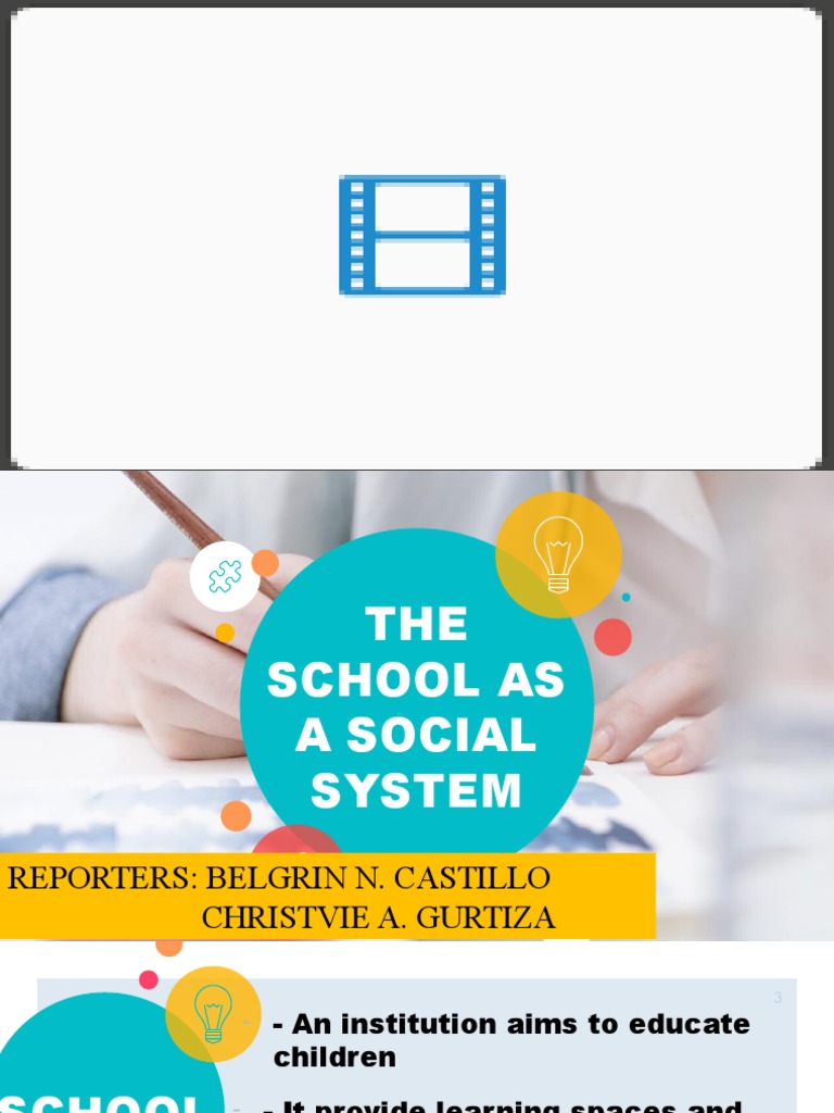 The School as a Social System: Characteristics, Elements, Assumptions ...