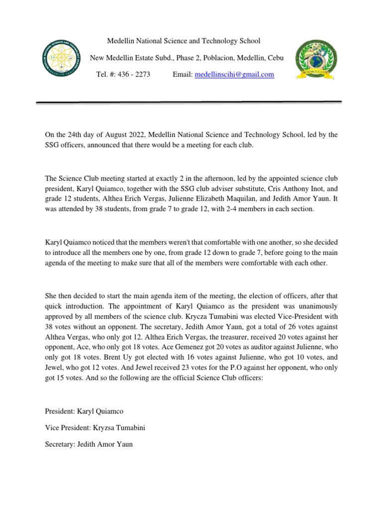 Narrative-Report # 1 | PDF | Sports & Recreation