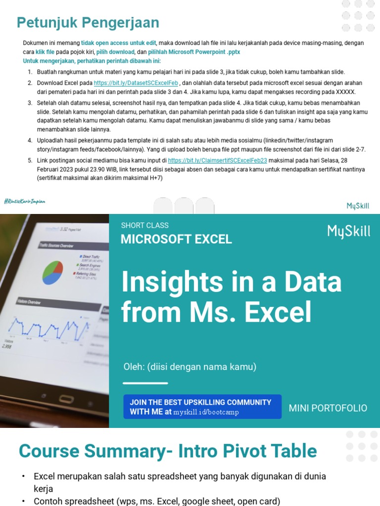 Minitask SC Excel_Pivot Table_Februari | PDF