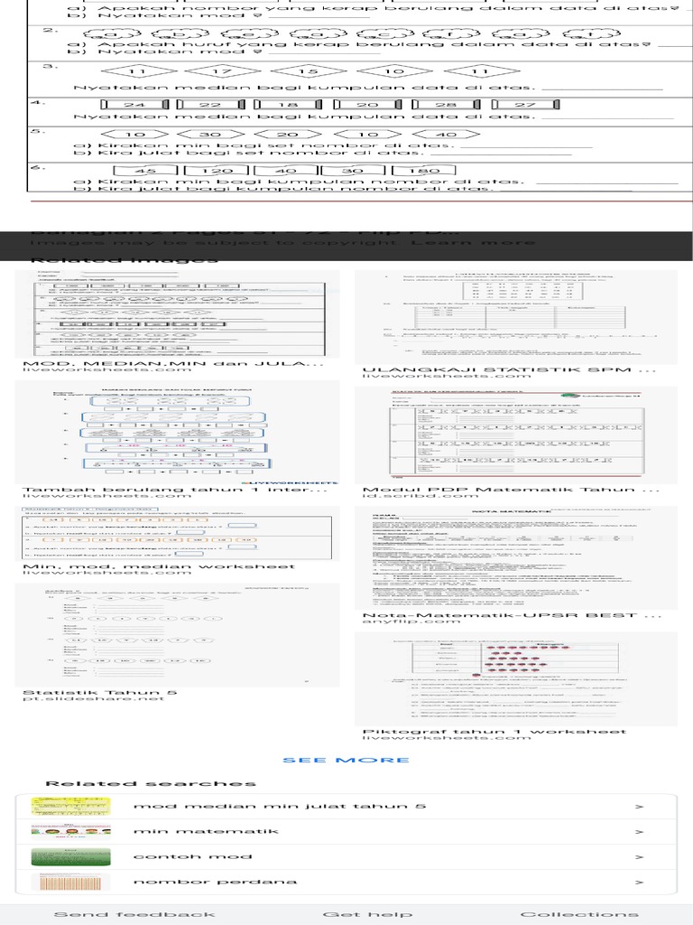 Soalan Matematik Min Tahun 5 PDF | PDF
