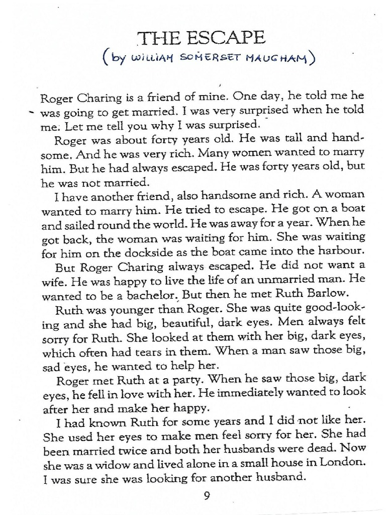 The Escape PDF | PDF