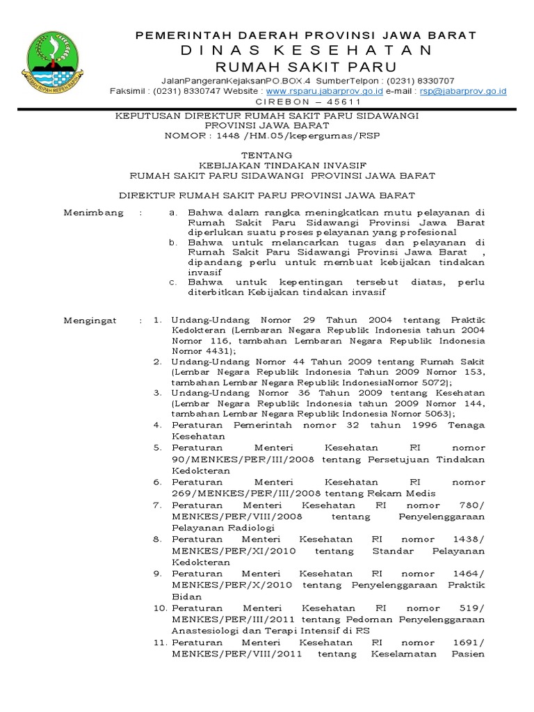 KEBIJAKAN INVASIF NON INVASIF Baru | PDF