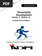 Personal Development: Quarter 2 - Module 4: Career Development (Week 7 ...