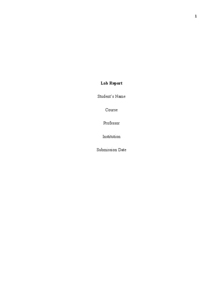 Mini Lab Report | PDF | Accuracy And Precision | Sampling (Statistics)