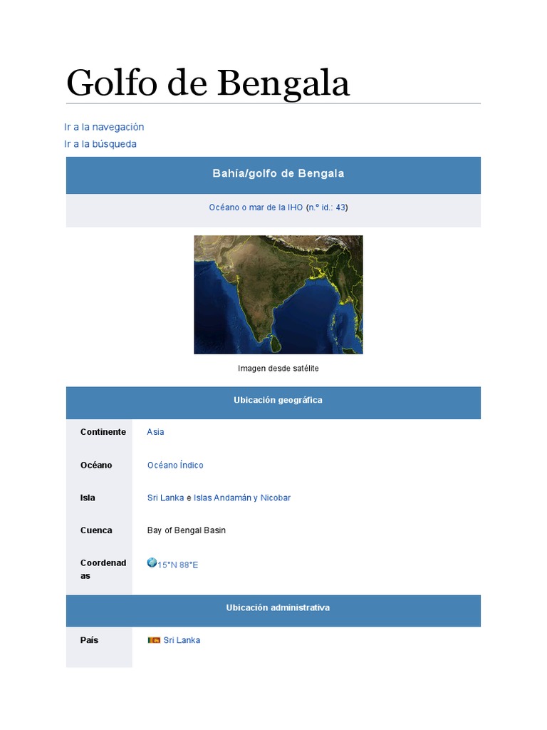 Golfo | PDF | Geografía Física