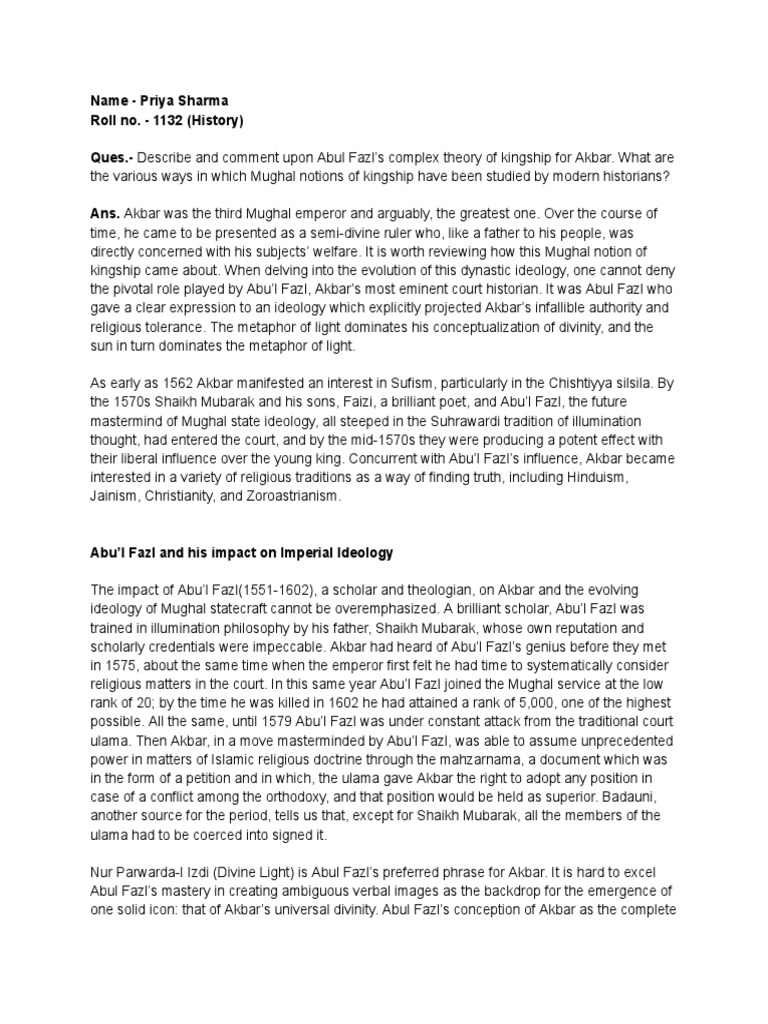 PKJ 1 | PDF | Mughal Empire