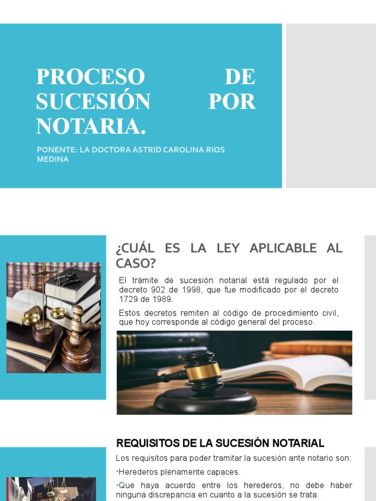 Tramite Sucesoral Por Notaria | PDF | Herencia | Propiedad de la comunidad