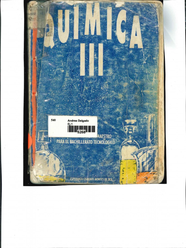 Libro Quimica Iii Esperanza Cisneros M Pdf Pdf