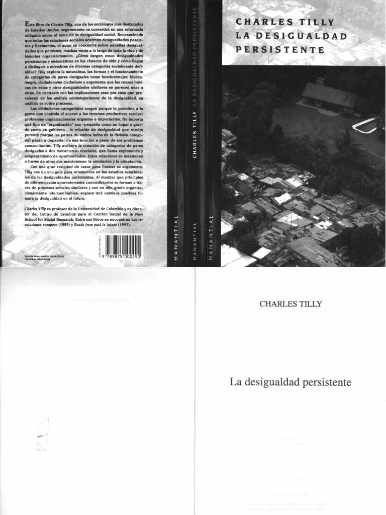 Tilly Charles 1998 - La Desigualdad Persistente | PDF
