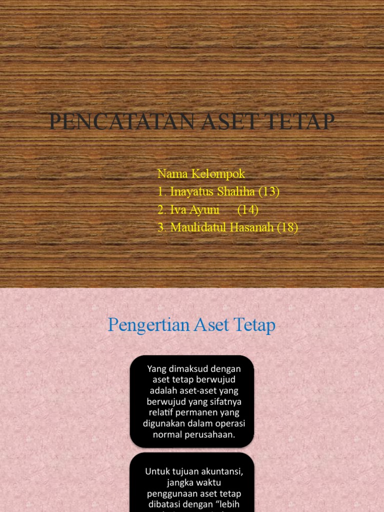 Pencatatan Aset Tetap | PDF
