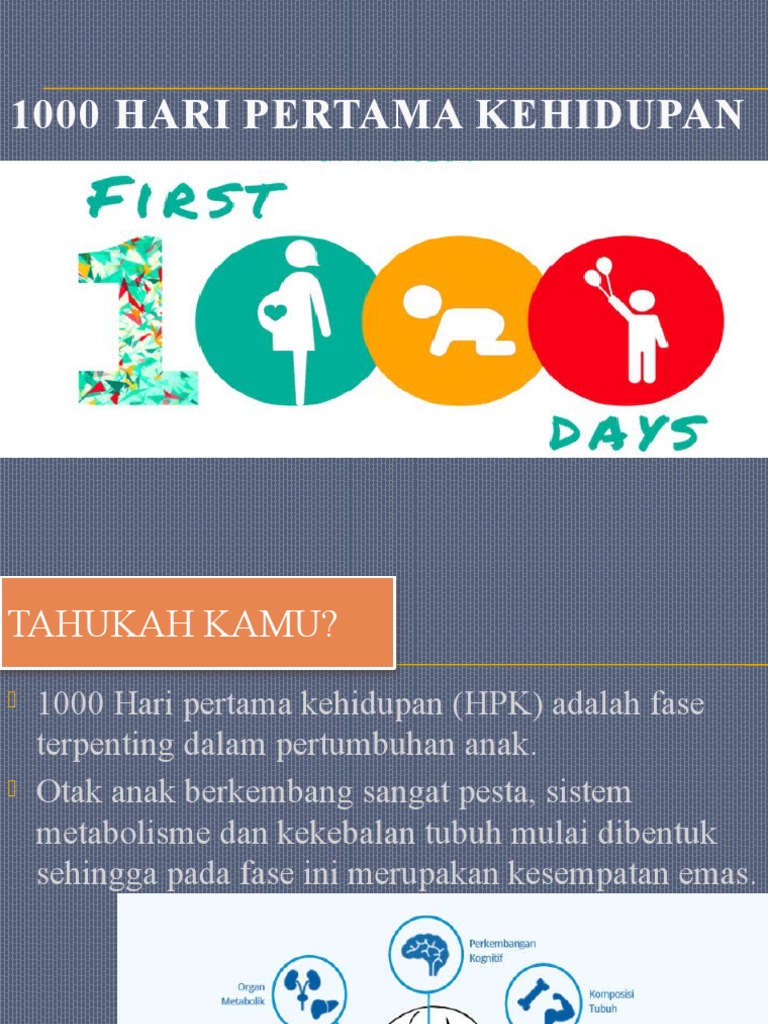 1000 Hari Pertama Kehidupan | PDF