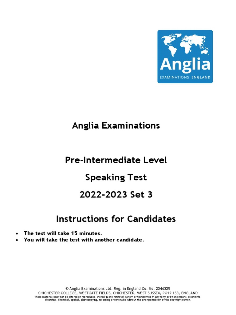 6b. Pre-Intermediate Candidate Set 3 2022-2023. | PDF