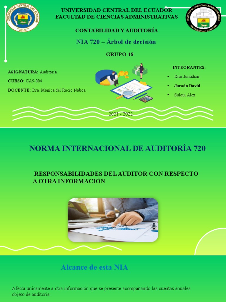 Grupo 18 Nia 720 Árbol de Decisión | PDF | Auditoría | Contralor