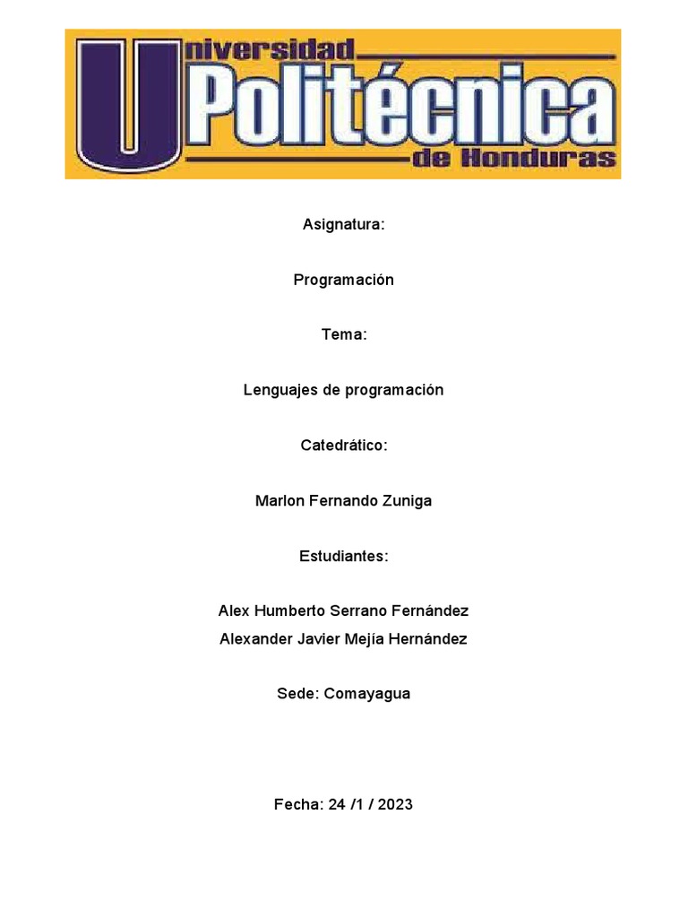 Lenguajes De Programacion Pdf Lenguaje De Programación 9166