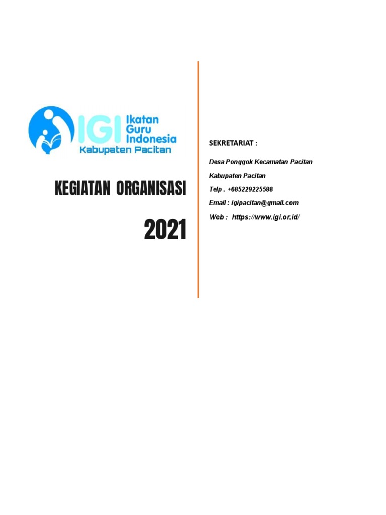 2021 Kegiatan IGI PACITAN | PDF