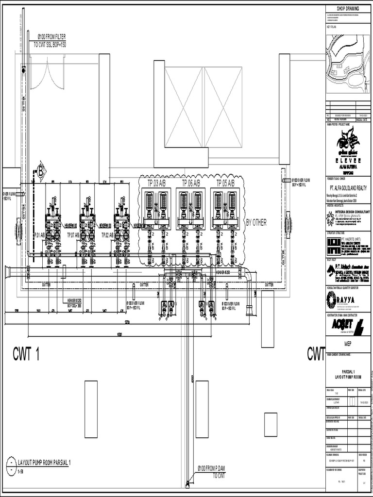 SHOP DRAWING KEY PLAN AND ELEVATION | PDF