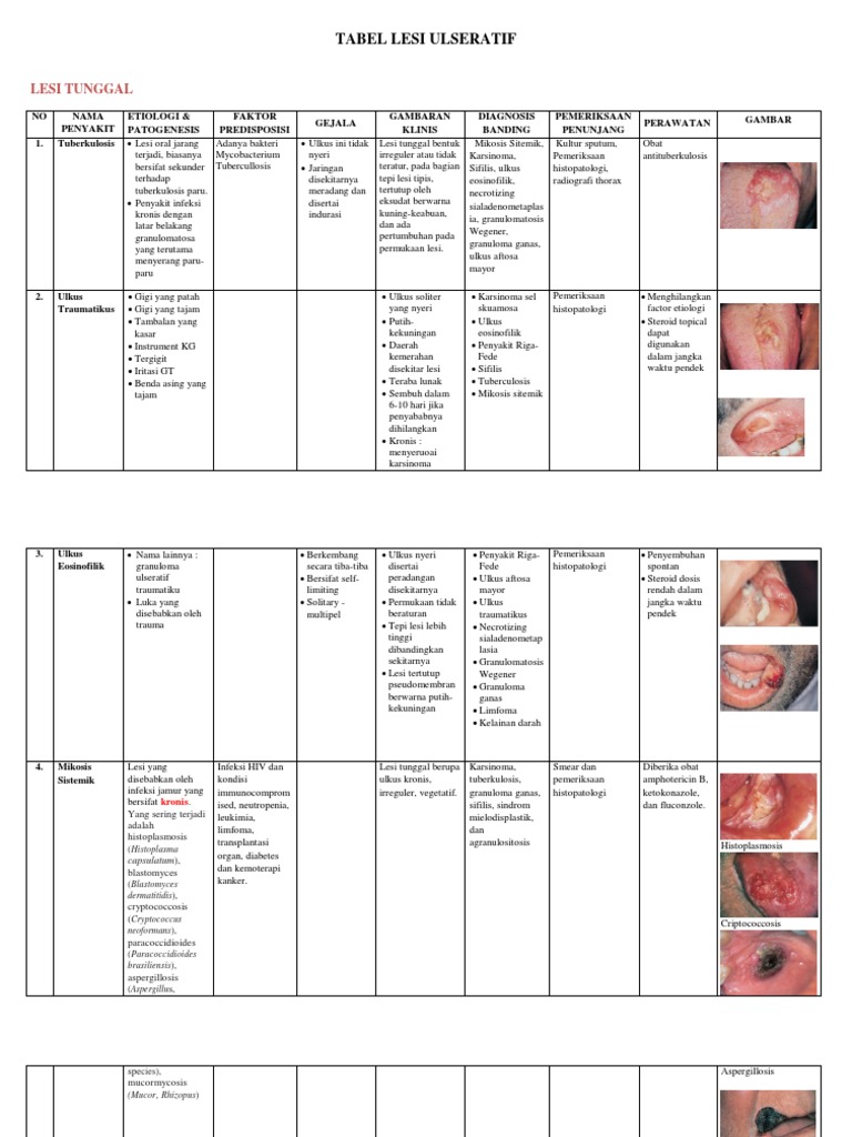 Neta 1811412005 - Tabel Lesi PDF | PDF