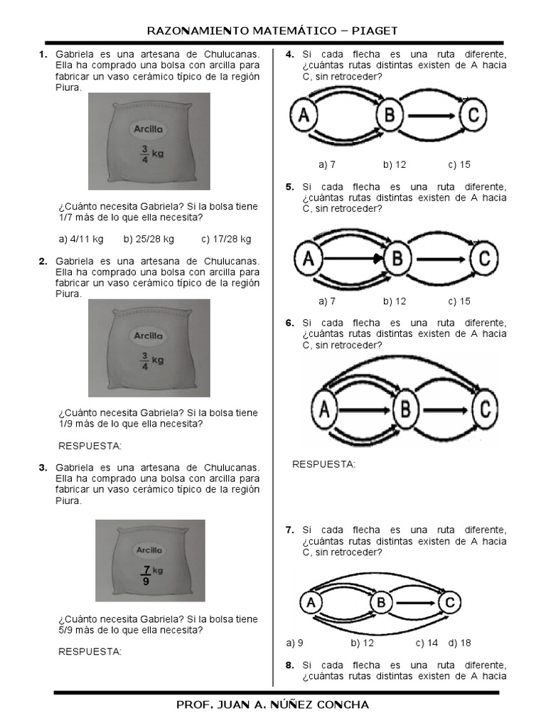 Práctica Razonamiento Lógico | PDF