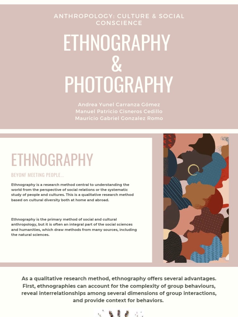 Ethnography and Photography Anthro PDF | PDF | Ethnography | Anthropology