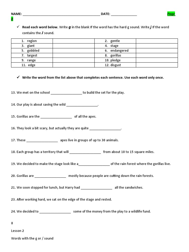 PHONICS 6TH From The Book | PDF | Foods