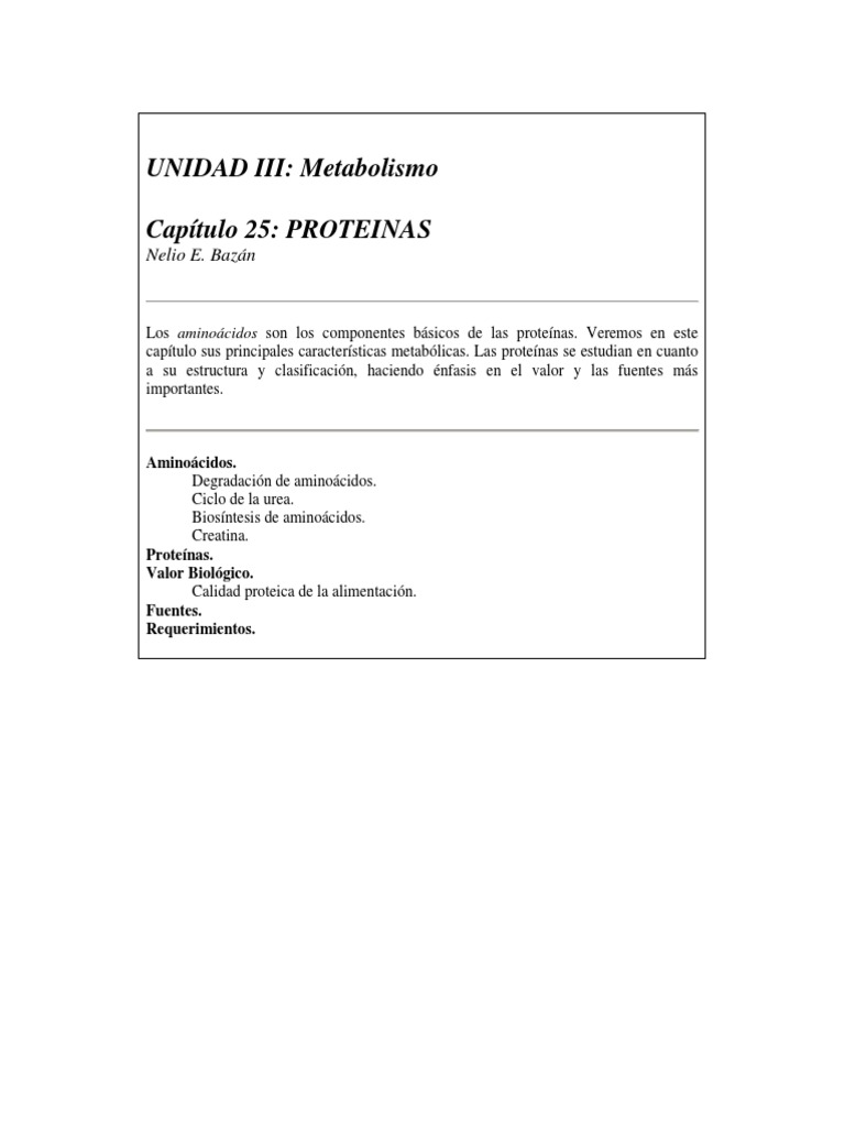 ENT NUTRICION Capitulo 5 Proteinas | PDF | Transaminasa | Proteínas