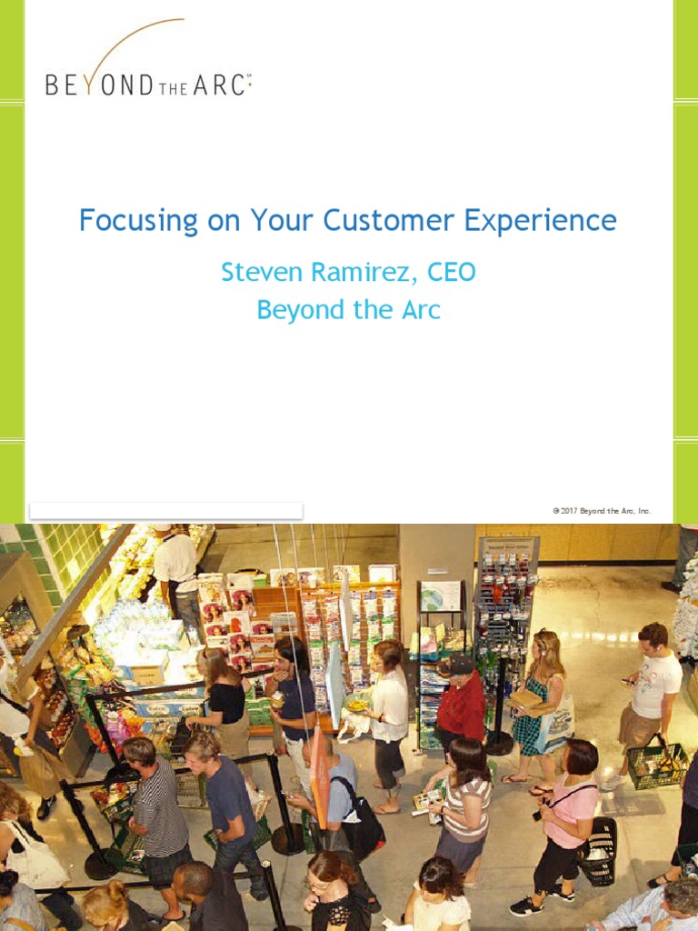 Focusing On Customer Experience - Steven Ramirez | PDF | Customer ...