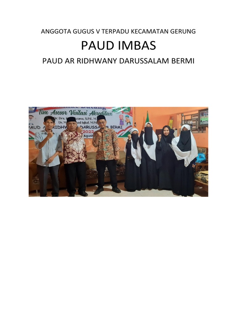 ANGGOTA GUGUS V TERPADU KECAMATAN GERUNG.docx | PDF