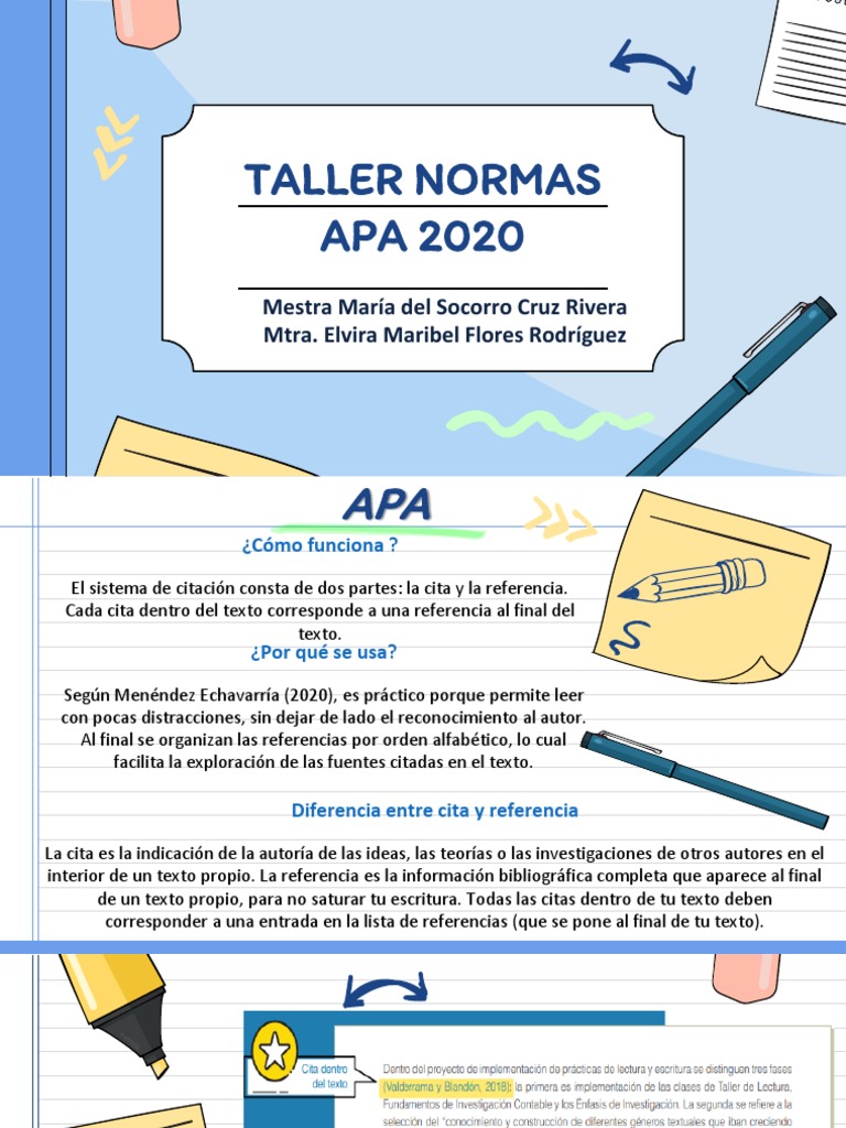 Taller de Normas Apa 202 | PDF | Plagio | Comillas