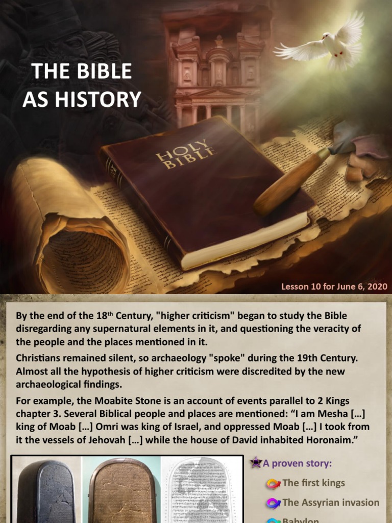Lesson The Bible As A History of The World | PDF | Bible Content ...