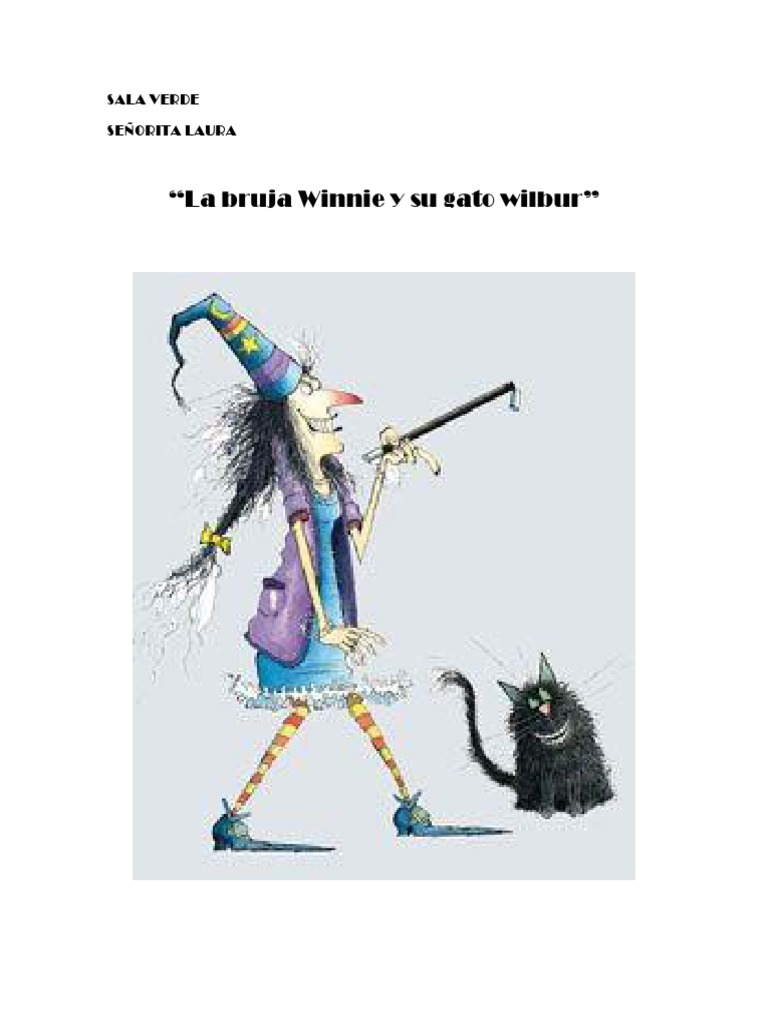 La bruja Winnie y su gato wilbur- actividadSALAVERDE | PDF